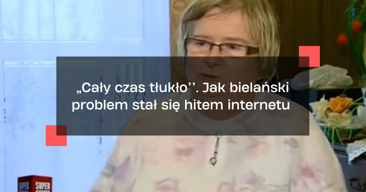 ,,Cały czas tłukło”. Bielański blok hitem sieci